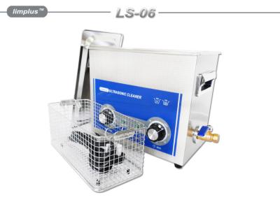 China Limpiador ultrasónico tablero del retiro del aceite 6L del hardware con la cesta en venta