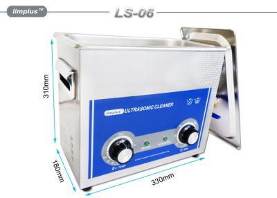 China Limpiador ultrasónico tablero del retiro del aceite 6L del hardware con la cesta en venta