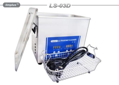 Cina Pulitore ultrasonico di Benchtop Digital per gioielli, gioielli di pulizia 3L con il pulitore ultrasonico in vendita