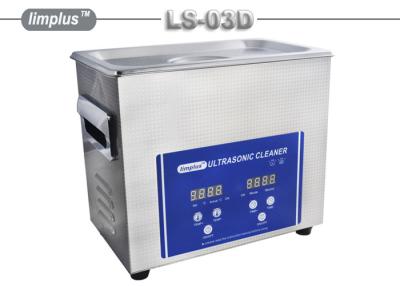Cina Pulitore ultrasonico dell'acciaio inossidabile SUS304 3L Digital 240x135x100mm in vendita