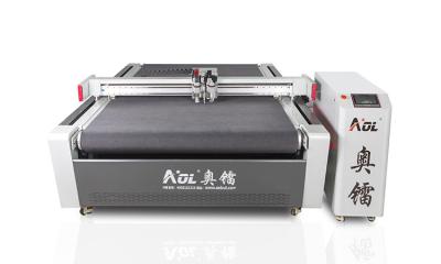 China Oscillating knife cutting machine for leather for sale