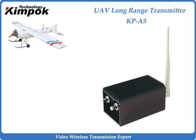 Cina canali analogici senza fili del trasmettitore e del ricevitore 5W 8 del trasmettitore 1.2Ghz del UAV di 70km video video in vendita