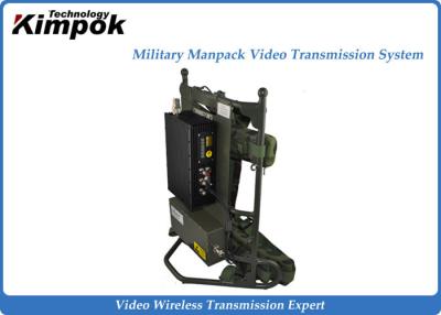Cina Trasmettitore antipolvere di Manpack COFDM, sistema di trasmissione video mobile per i soldati in vendita