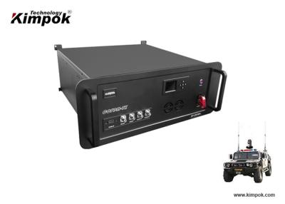 Cina Video gamma interurbana montata su veicolo del mittente 80km di avoirdupois della radio del trasmettitore 100W di COFDM in vendita