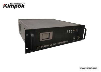 China 100W COFDM Video Transmitter AES Encryption Long Range Wireless Transmitter for Maritime à venda