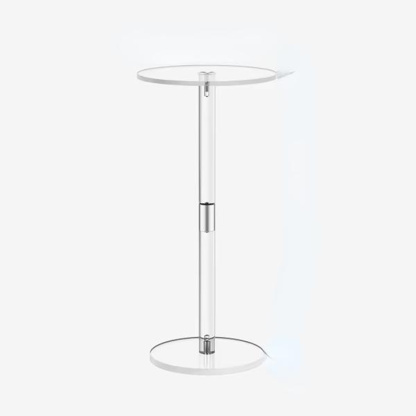 Quality Easy Assembly Custom Acrylic Furniture Clear Side Table Coffee Table For Small Space for sale