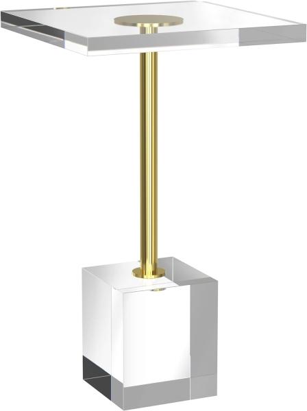 Quality Knock Down Design Clear Acrylic Coffee Table Lucite End Table OEM ODM for sale