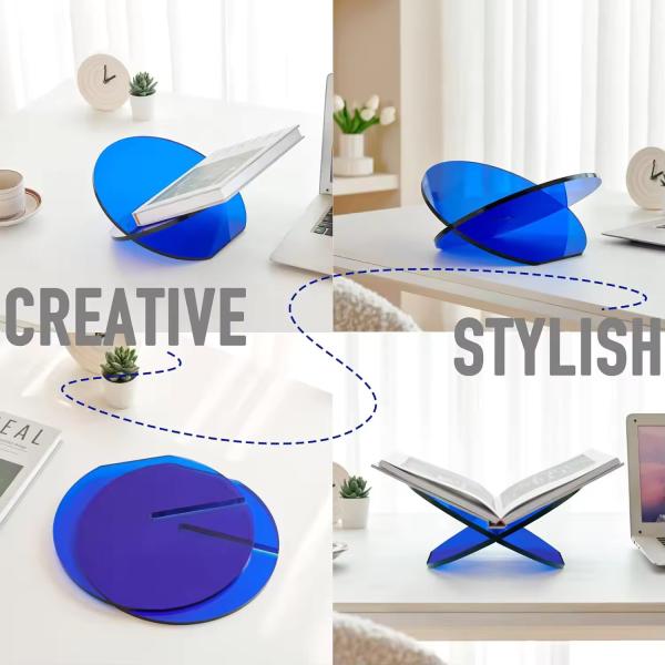 Quality Fashion Design X Shape Custom Acrylic Stand Assembled Acrylic Book Shelf for sale
