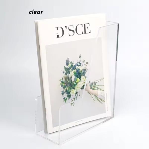 Quality Desktop Customized Color Acrylic Holder Acrylic Storage Organizer For Document for sale