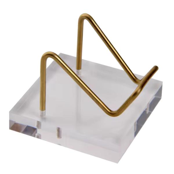 Quality Clear Plexiglas Stand Acrylic Stand for Displaying Stones and Decorative Items for sale
