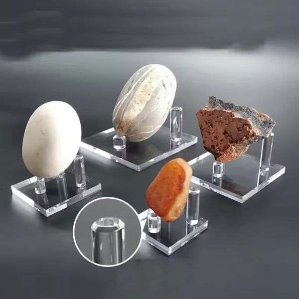 Quality Clear Plexiglas Stand Acrylic Stand for Displaying Stones and Decorative Items for sale