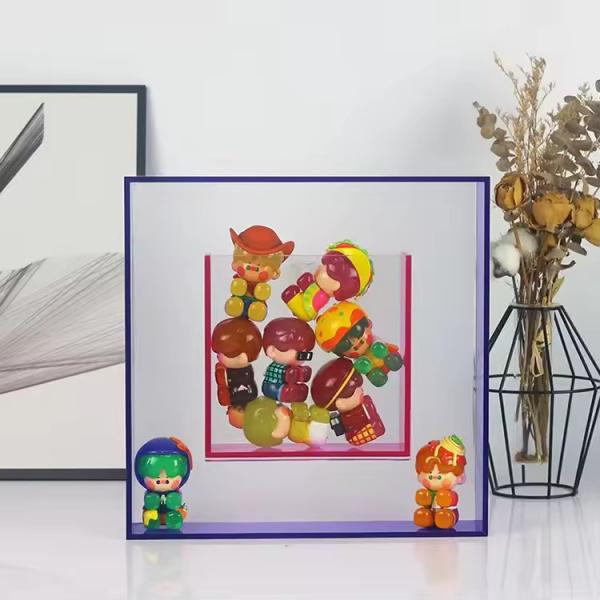 Quality Multifunctional Wall Mounted Acrylic Photo Frame Acrylic Frame Shadow Box for sale
