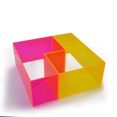 China Home Decor Acrylic Wall Mounted Shelf For Collection Plexiglass Window Display Stand for sale