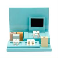 Quality Acrylic Jewelry Display Set Necklace Earring Ring Pendant Bracelet Display Stand for sale