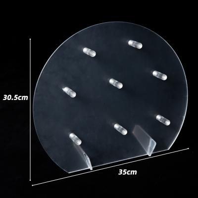 Cina Bello supporto acrilico a forma ovale POS supporto acrilico per ciambelle da dessert in vendita