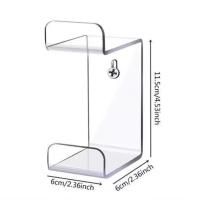 China Clear Acrylic Game Controller And Headphone Holders Custom Size And Shape for sale
