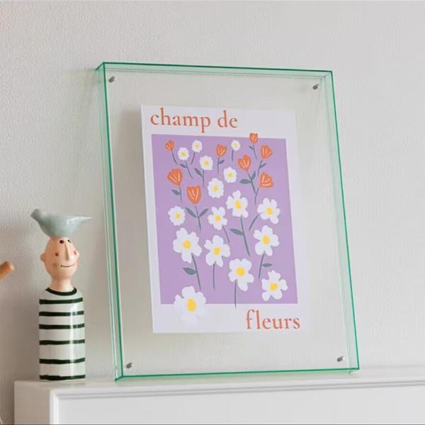 Quality 8'' X 10'' Plexiglas Acrylic Block Picture Frames Custom Logo BSCI Certified for sale