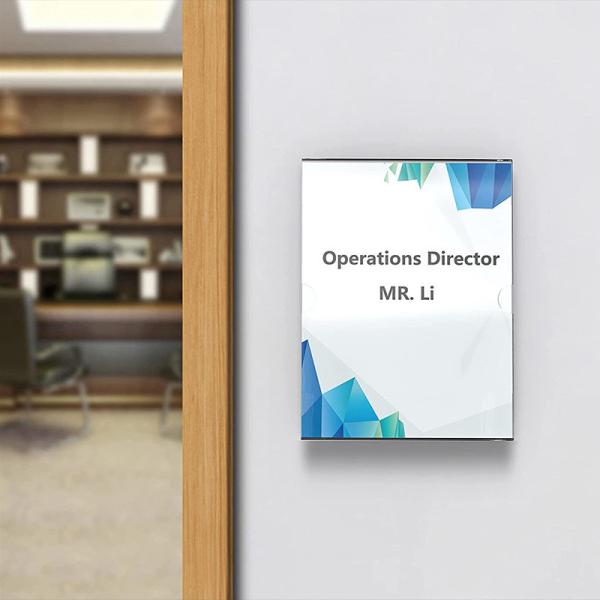 Quality 4 X 6 Inches Acrylic Photo Frame Wall Mounted Picture Frame With 3M Sticker On for sale