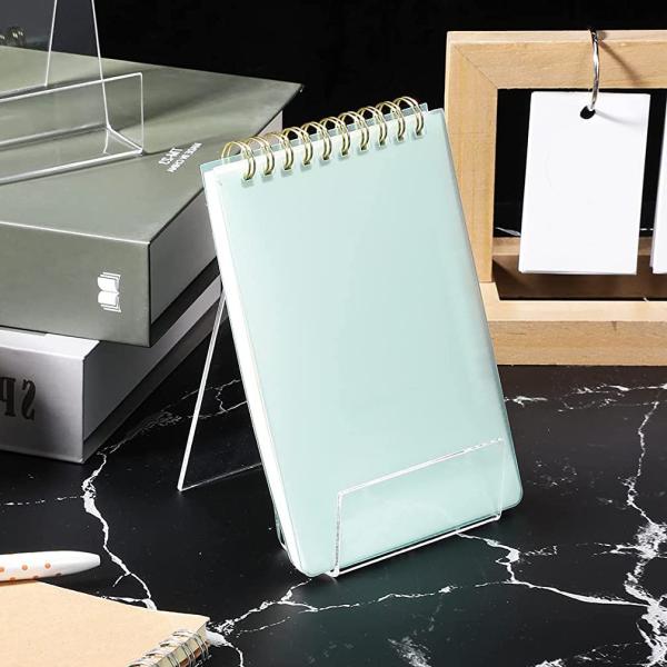 Quality OEM Transparent Acrylic Holder Acrylic Book Stand Shelf For Bookstore Library for sale