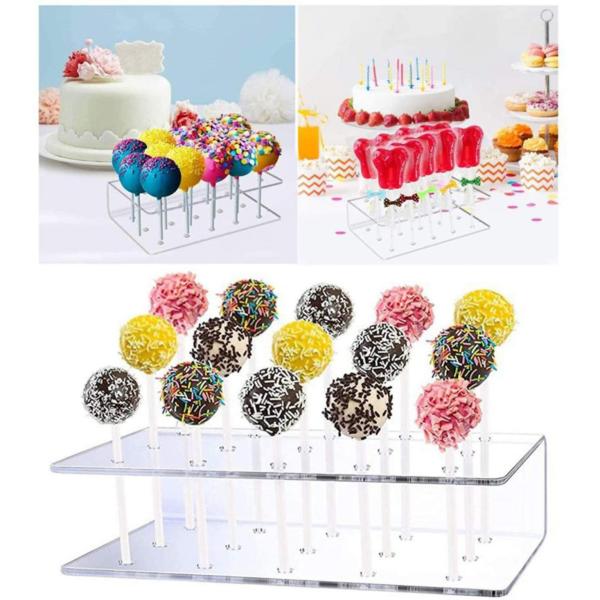 Quality Custom Thick Clear Acrylic Lollipop Display Stand , Acrylic Candy Holder For for sale