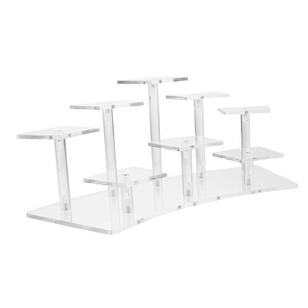 Quality Countertop Multi Layer Acrylic Display Stands Plexiglass Display Box For Wallet for sale