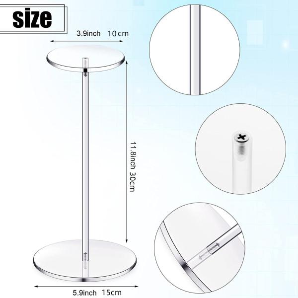 Quality Transparent Hat Acrylic Holder Plexiglass Cap Display Stand For Sun Cap for sale