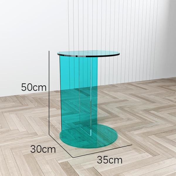 Quality Minimalist Custom Color Acrylic Coffee Table Side Table Tea Table for Indoors for sale