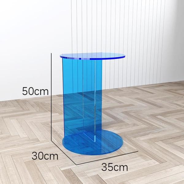 Quality Minimalist Custom Color Acrylic Coffee Table Side Table Tea Table for Indoors for sale