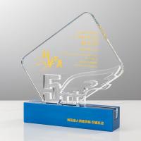 Quality Clear Acrylic Award Lucite Plaque Awards For Business Anniversary Recognition for sale