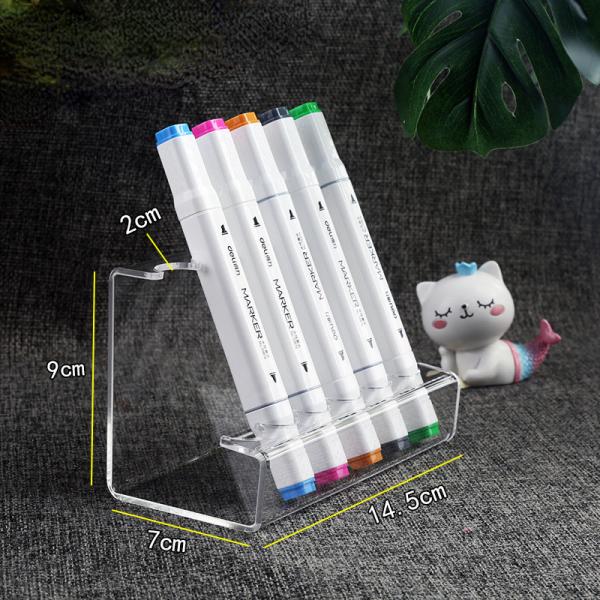 Quality Custom Clear Crayon Acrylic Holder Acrylic Pen Organizer For Study Or Drawing Use for sale