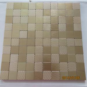 China 304 stainless steel mosaic tiles(embosing tiles ) for sale