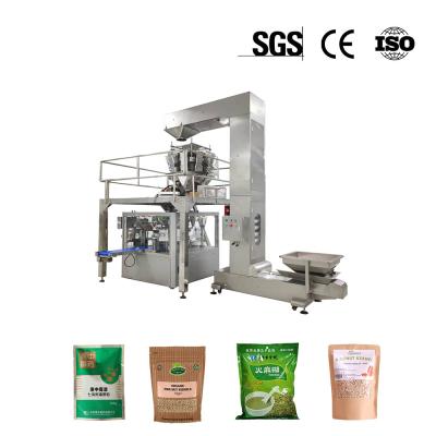 China Automatic Rotary Packing Machine Standup Zipper Pouch Doypack Liquid Granule Powder Filling Rotary Premade Bag Packaging Machine for sale