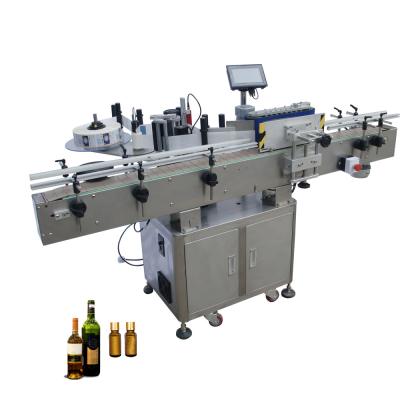 China Automatic flat /round/ Square bottle adhesive sticker double side labeling machine for sale