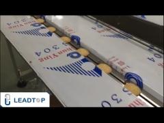 Three Servo Bakery 25mm Pillow Packing Machine Horizontal Flow