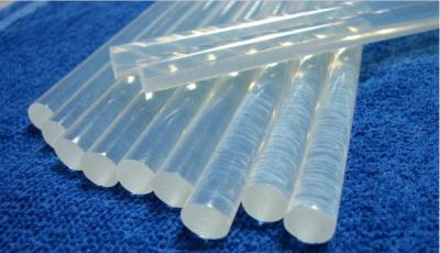 China Transparent EVA hot melt glue stick for good air filter quality for sale