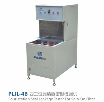 China Making spin-on oil filter four-station filter seal leak detection machine PLJL-4B for sale