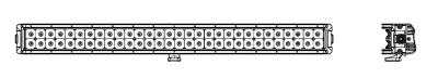 Cina illuminazione di azionamento curva leggera di CREE Led Light Bar Offroad di fila della prova dell'acqua 180W doppia in vendita