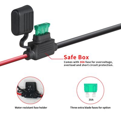 Cina 12V 30A 150w ha condotto i connettori fissanti automobilistici dell'OEM del corredo del cablaggio della barra luminosa in vendita