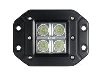 China CE ATV UTV 12W Spot Beam Led Lights Flush Mount Shockproof for sale