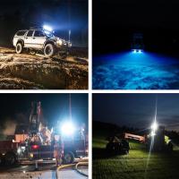 China CE ATV UTV 12W Spot Beam Led Lights Flush Mount Shockproof for sale