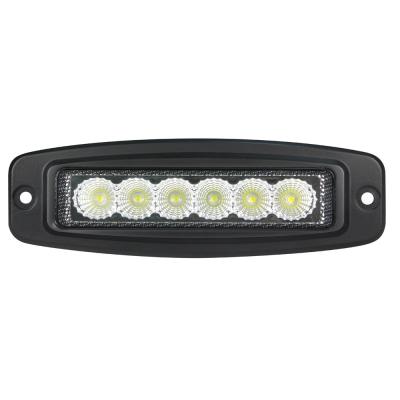 Cina Fascio a livello ultra esile a 6 pollici dell'inondazione del supporto di 6pcs*3w Bridgelux LED Antivari per il motociclo in vendita