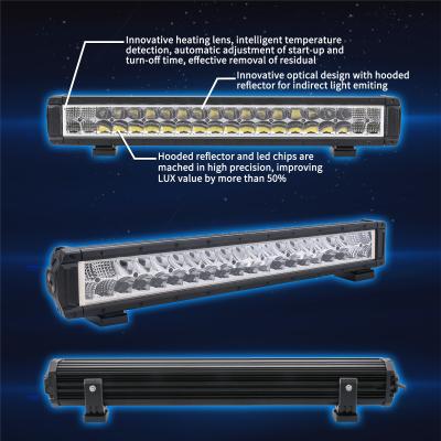 Cina Doppia barra luminosa a 20 pollici 145w R112 di fila LED in vendita