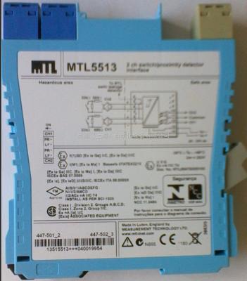 China MTL5513 MTL Instruments Switch Proximity Detector Interface Safety Barrier Maximum 10.5 V for sale