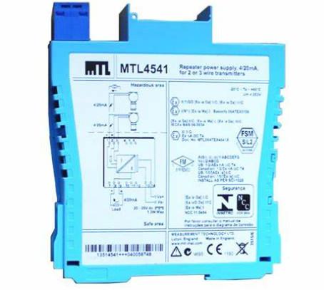 Quality MTL4541 MTL Instruments Repeater Power Supply 4/20mA HART 2 Or 3 Wire Transmitters for sale