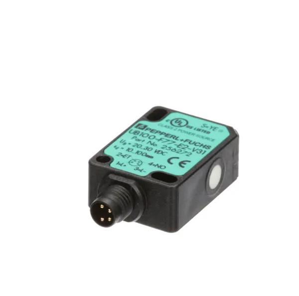Pepperl Fuchs Ultrasonic Direct Detection Sensor UB100-F77-E2-V31 with Response Delay ≤ 50 ms Mass of 10 g