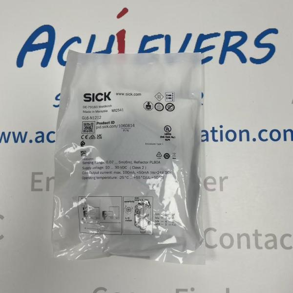 Quality SICK GL6-N1212 high-performance retroreflective photoelectric sensor for sale