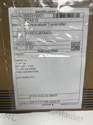 China YOKOGAWA YTA610-JA1A4DB Temperature Transmitter for sale