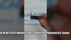 SICK WL8G-P2231 Miniature Retro-Reflective Photoelectric Sensor