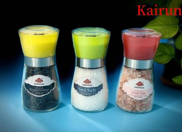 Quality Refillable Salt Pepper Grinders, Adjustable Salt Pepper Grinders, Grinder With for sale