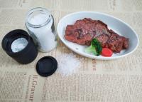 China Customizable Glass Salt and Pepper Grinders 100ml Adjustable Manual Grinder for sale